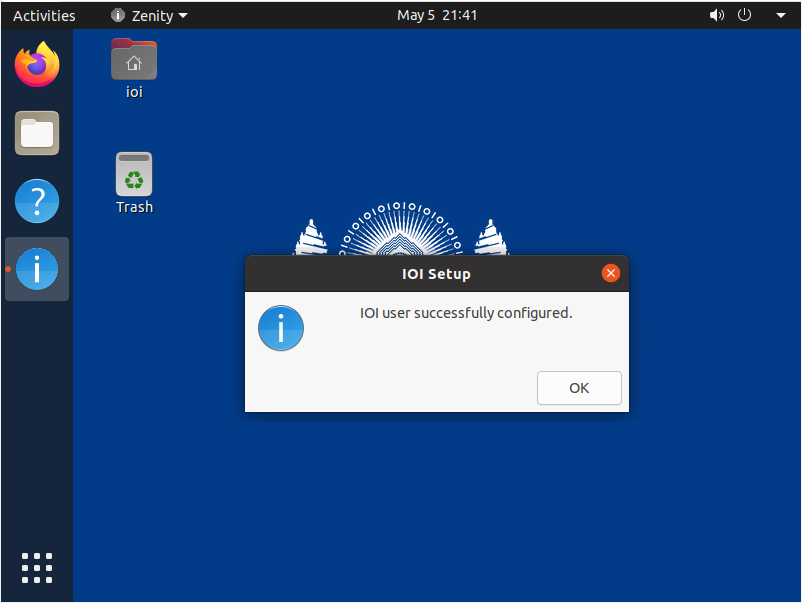 Contestant VM Manual – IOI 2022